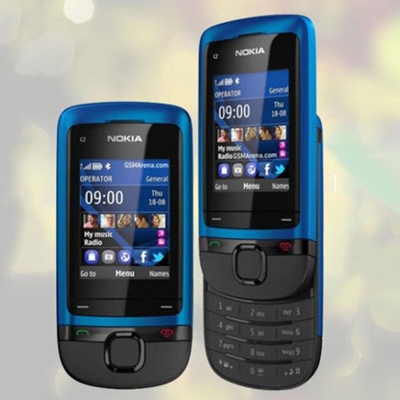 CELULAR Nokia C2-05 Slide Celular Bluetooth MP3 Player Desbloqueado ...